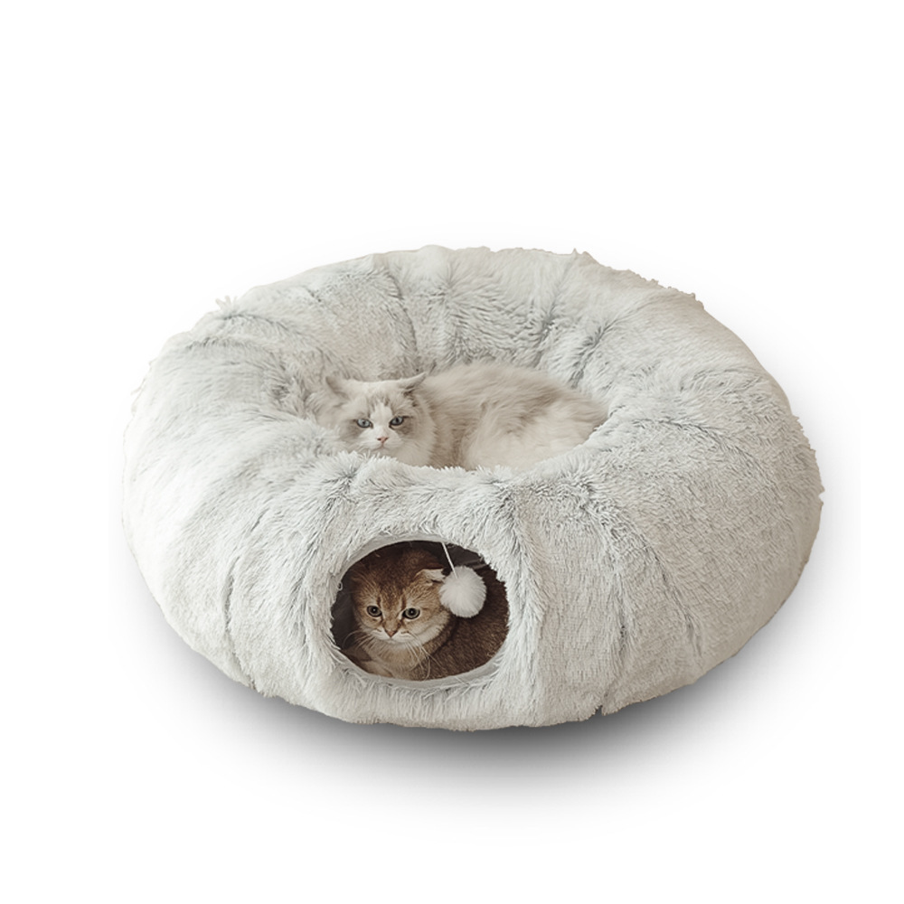Cozy Cat Cave and Tunnel - A Purrfect Playtime Retreat - SpoiledKitty